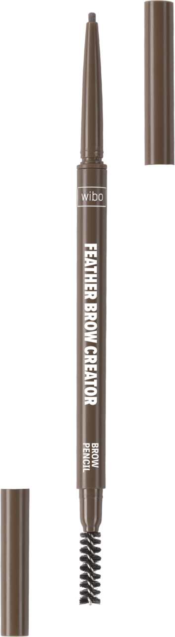 WIBO, Feather Brow Creator , kredka do brwi, ze szczoteczką, Soft Brown ...