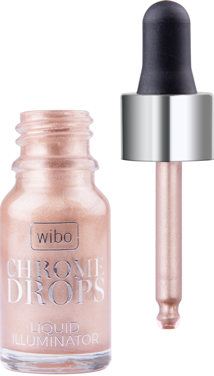 WIBO, Chrome Drops , rozświetlacz do twarzy, w płynie, nr 02;, 9 ml ...