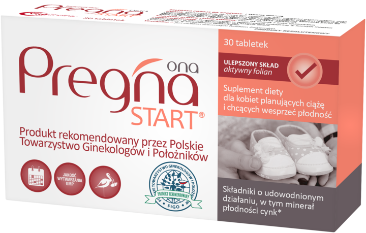 PREGNA, Start , kapsułki dla kobiet planujących ciążę i chcących ...