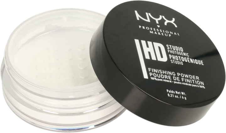 NYX PROFESSIONAL MAKEUP, HD , puder do twarzy, transparentny, nr 01, 6 ...