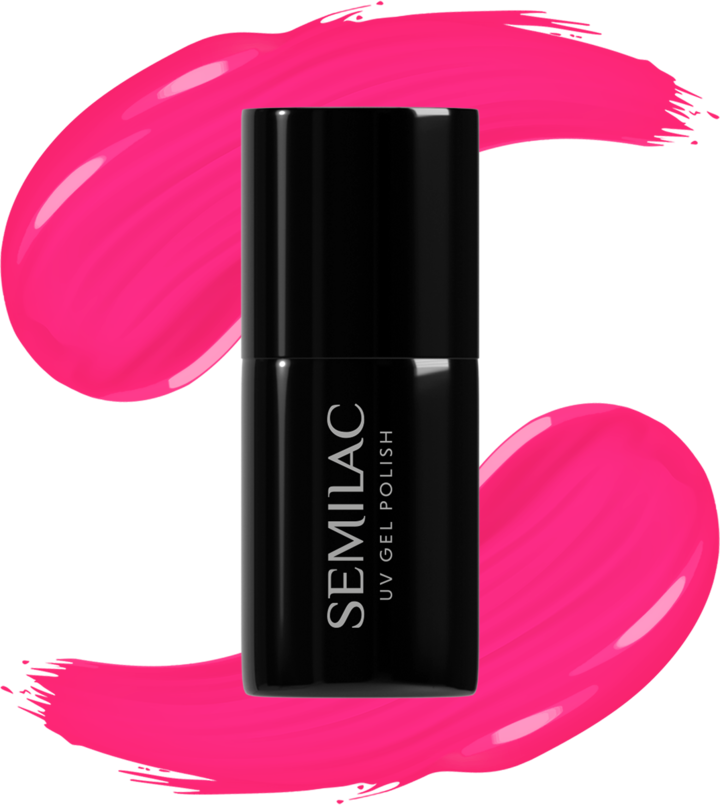 SEMILAC, lakier hybrydowy, nr 517 Neon Pink, 7 ml | Drogeria Rossmann.pl