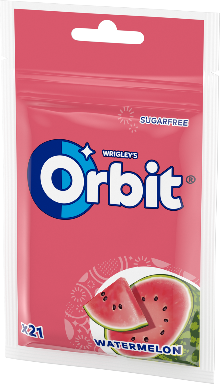 WRIGLEY'S ORBIT, Watermelon , guma do żucia, w drażetkach, o smaku ...