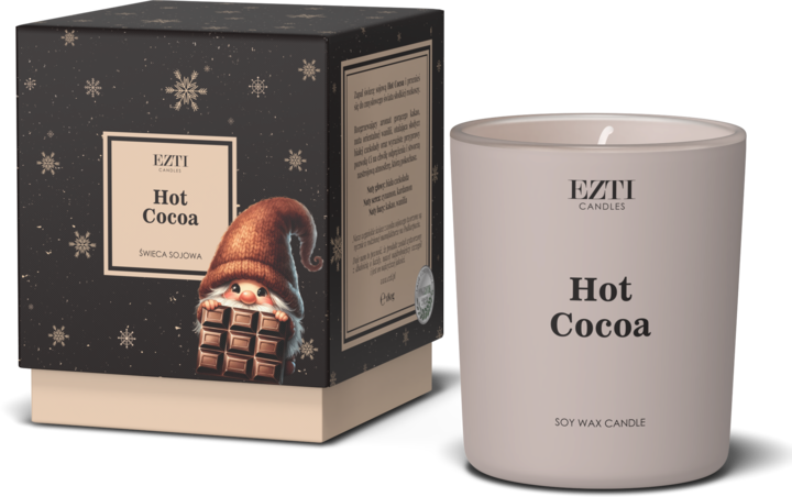 EZTI CANDLES, , świeca sojowa, zapachowa, Hot Cocoa, 180 g | Drogeria ...