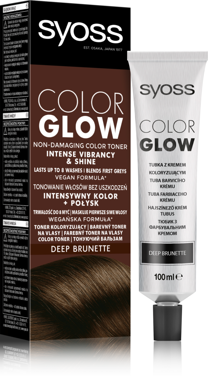 SYOSS, Color Glow , toner koloryzujący do włosów, Głęboki Brąz, 100 ml ...