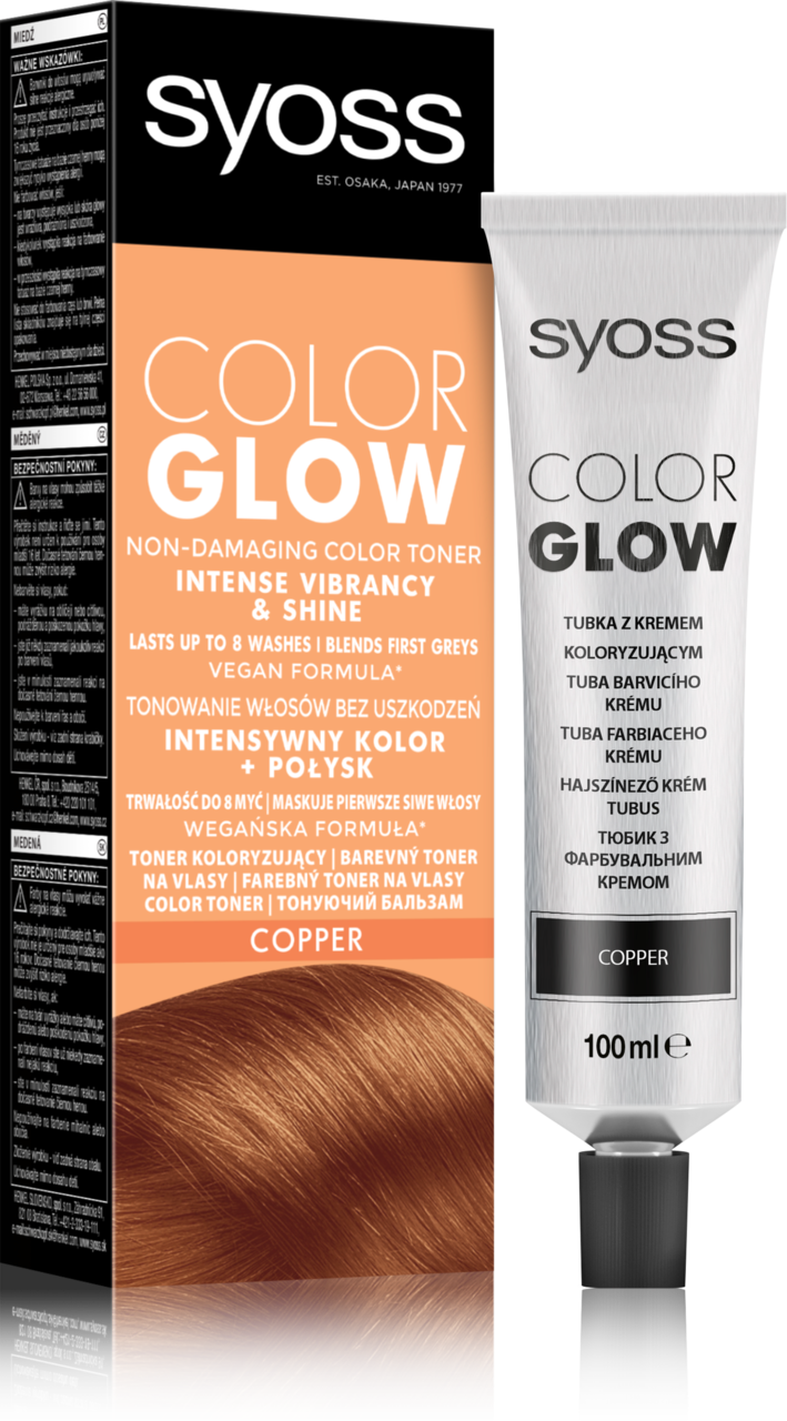 SYOSS, Color Glow , toner koloryzujący do włosów, Miedź, 100 ml ...
