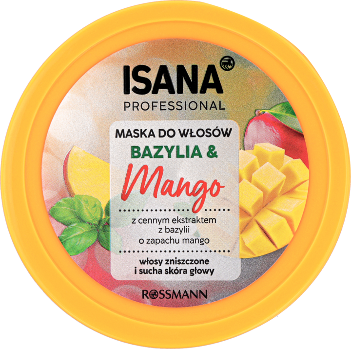 ISANA PROFESSIONAL, maska do włosów zniszczonych i suchej skóry głowy ...