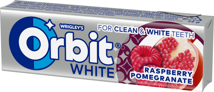 WRIGLEY'S ORBIT, White Raspberry Pomegranate, guma do żucia, w ...