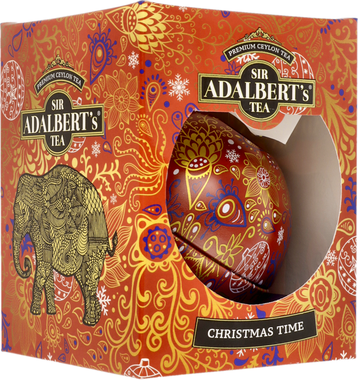 ADALBERT'S TEA, , herbata czarna liściasta Bombka, 30 g | Drogeria ...