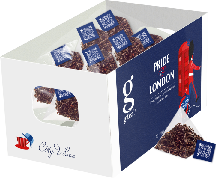 G'TEA, , herbata czarna, Pride of London, 20x2 g | Drogeria Rossmann.pl