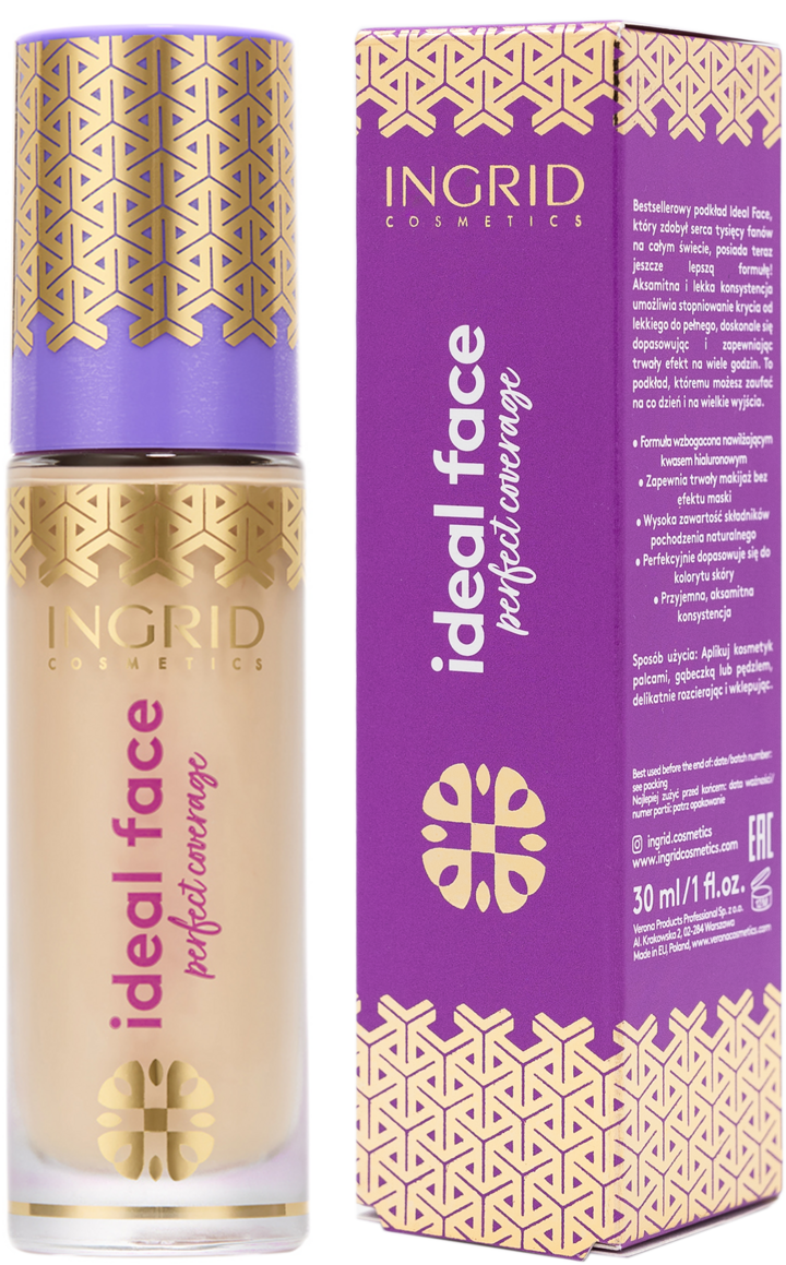 INGRID COSMETICS, , podkład kryjący, 15 Natural / Naturalny, 30 ml ...