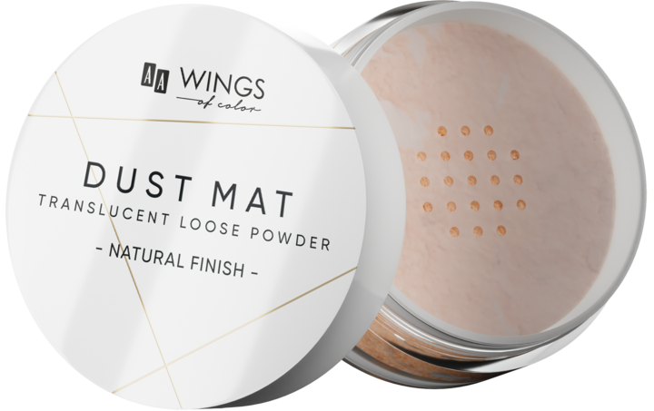 AA WINGS OF COLOR, Dust Matt , puder do twarzy, transparentny, 12 g ...