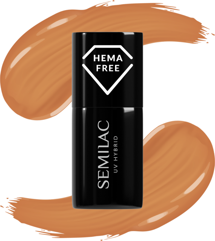 SEMILAC, lakier hybrydowy, 416 Golden Hour Orange, 7 ml | Drogeria ...