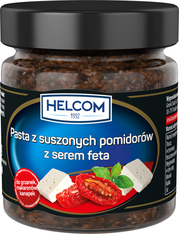 HELCOM, , pasta z suszonych pomidorów, z serem feta, 190 g | Drogeria ...