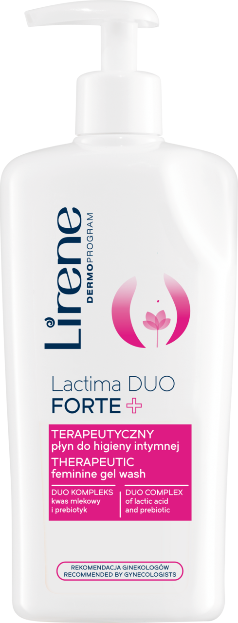 LIRENE, Lactima Duo Forte+ , płyn do higieny intymnej, terapeutyczny ...