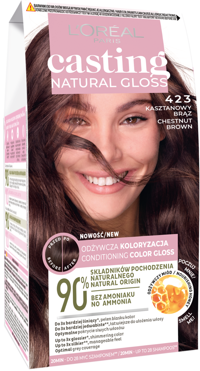 L'ORÉAL PARIS CASTING NATURAL GLOSS, , farba do włosów, półtrwała, nr ...