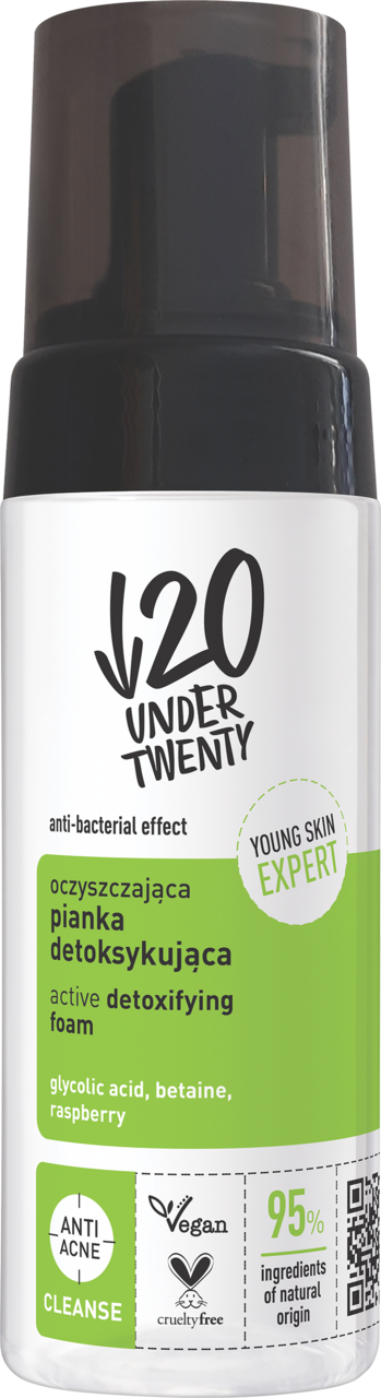 UNDER TWENTY, Young Skin Expert , oczyszczająca pianka, detoksykująca ...