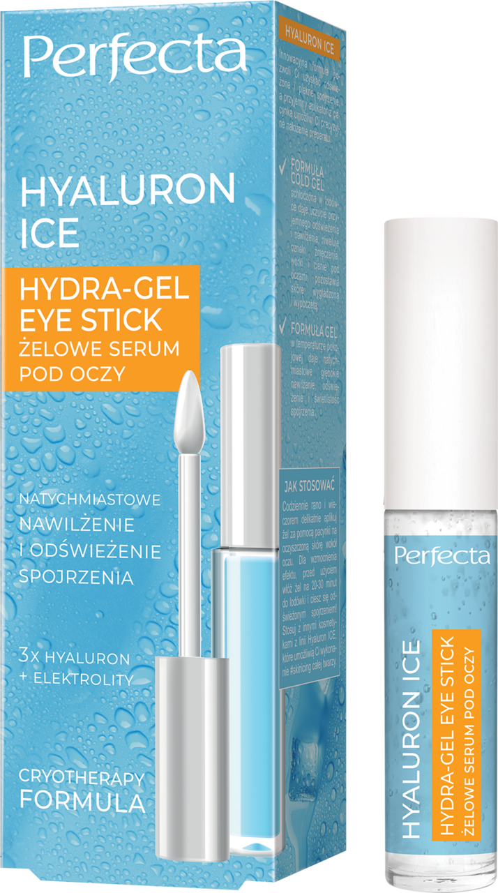 PERFECTA, Hyaluron Ice , żelowe serum pod oczy, Hydra-Gel Eye Stick, 50 ...