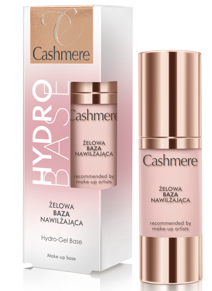 Cashmere, Hydro Base , baza pod makijaż, żelowa, nawilżająca, 30 ml ...
