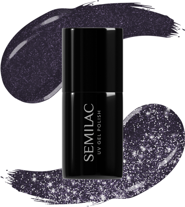 SEMILAC, lakier hybrydowy, nr 399 Dark & Spark, 7 ml | Drogeria Rossmann.pl