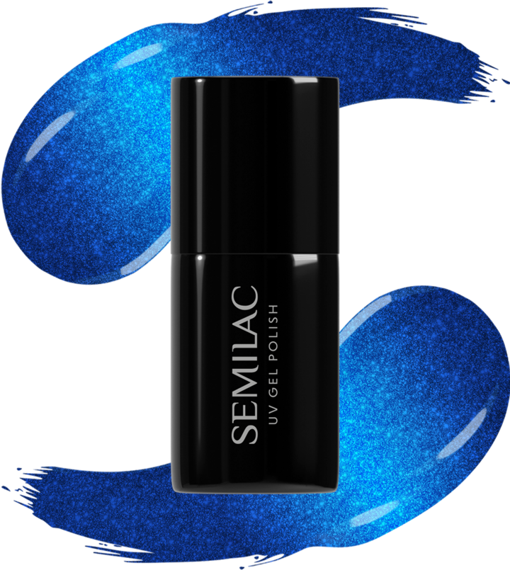 SEMILAC, , lakier hybrydowy, nr 466 Blue Silk Pyjamas, 7 ml | Drogeria ...