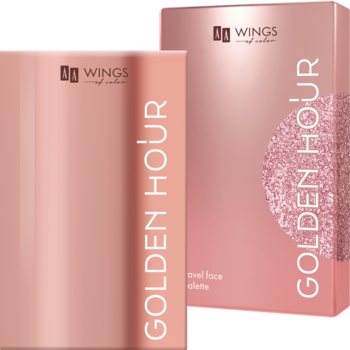 AA WINGS OF COLOR, , paleta do konturowania twarzy, z lusterkiem, 14,4 ...