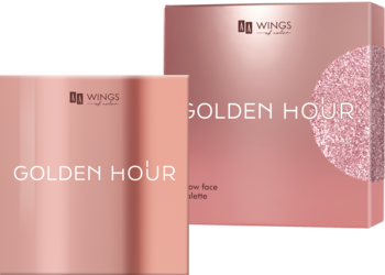 AA WINGS OF COLOR, , paleta do konturowania twarzy, rozświetlająco ...