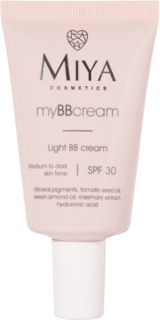 MIYA COSMETICS, myBBcream, krem BB, lekki, SPF 30, cera śniada, 40 ml ...